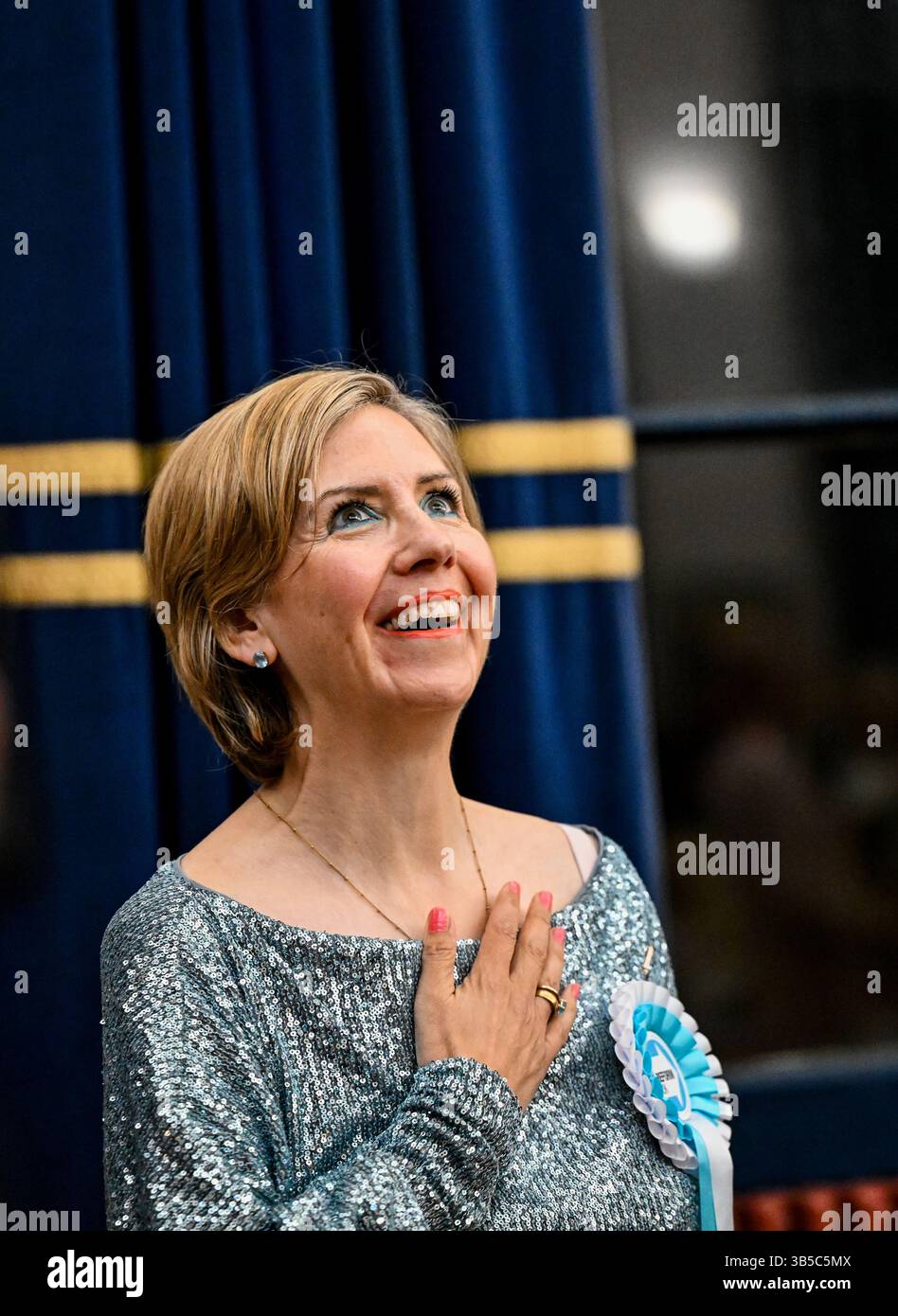 Andrea Jenkyns, Reform candidate, during the Greater Lincolnshire ...