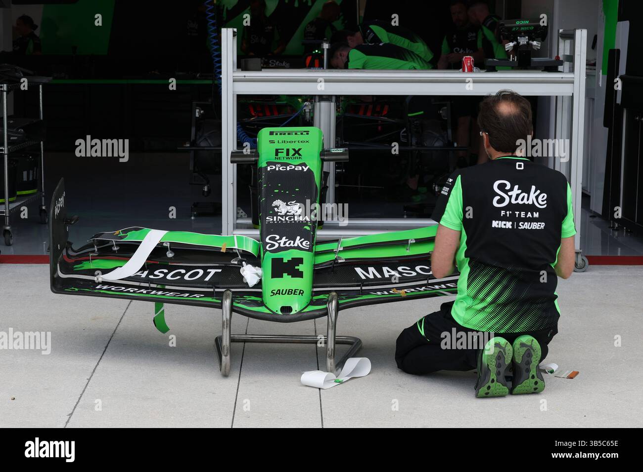 Miami, United States Of America. 01st May, 2025. Stake pit during the ...