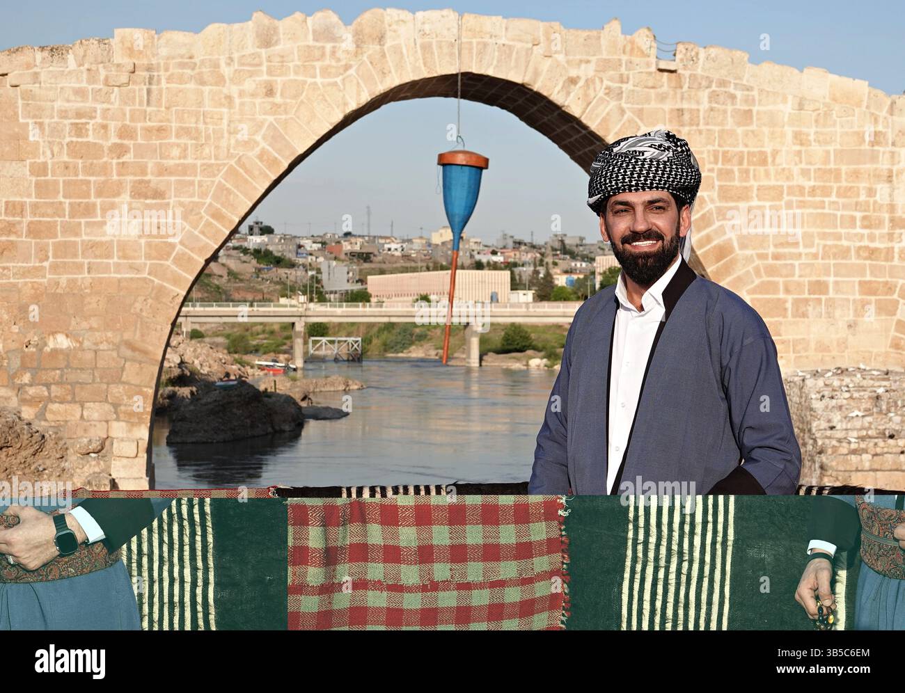 April 29, 2025, Zakho, Iraq: A Kurdish teenager is seen in traditional ...