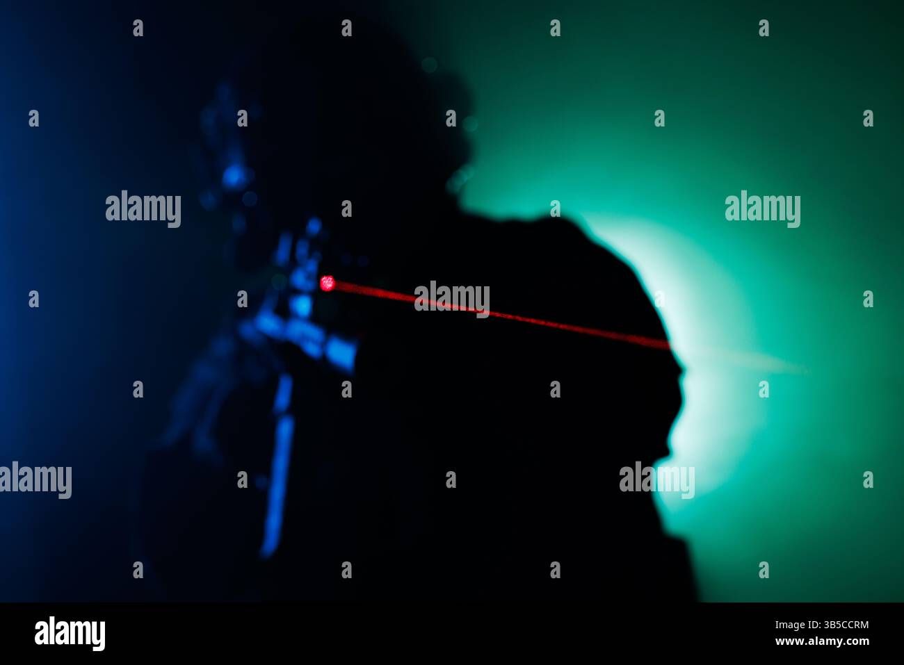 Aiming beam light profile spotlight hi-res stock photography and images ...