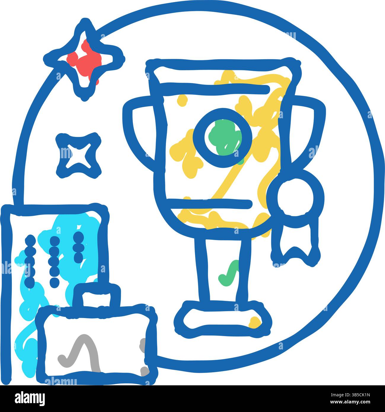 career growth benefits icon doodle illustration Stock Vector Image ...