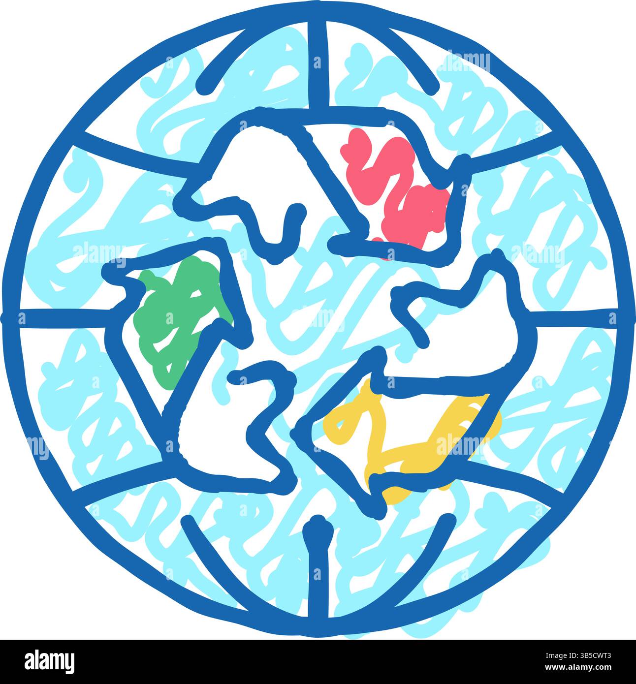environment ecosystem icon doodle illustration Stock Vector Image & Art ...