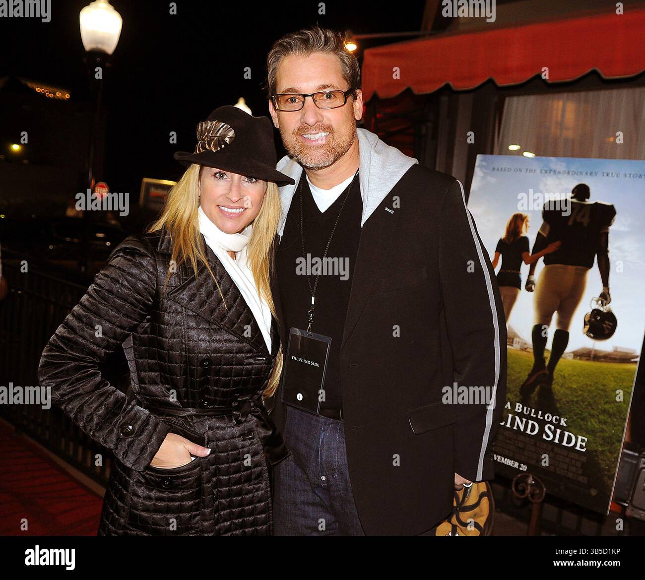HEIDI NEWFIELD & BILL JOHNSON pictured at ''The Blind Side'' VIP ...