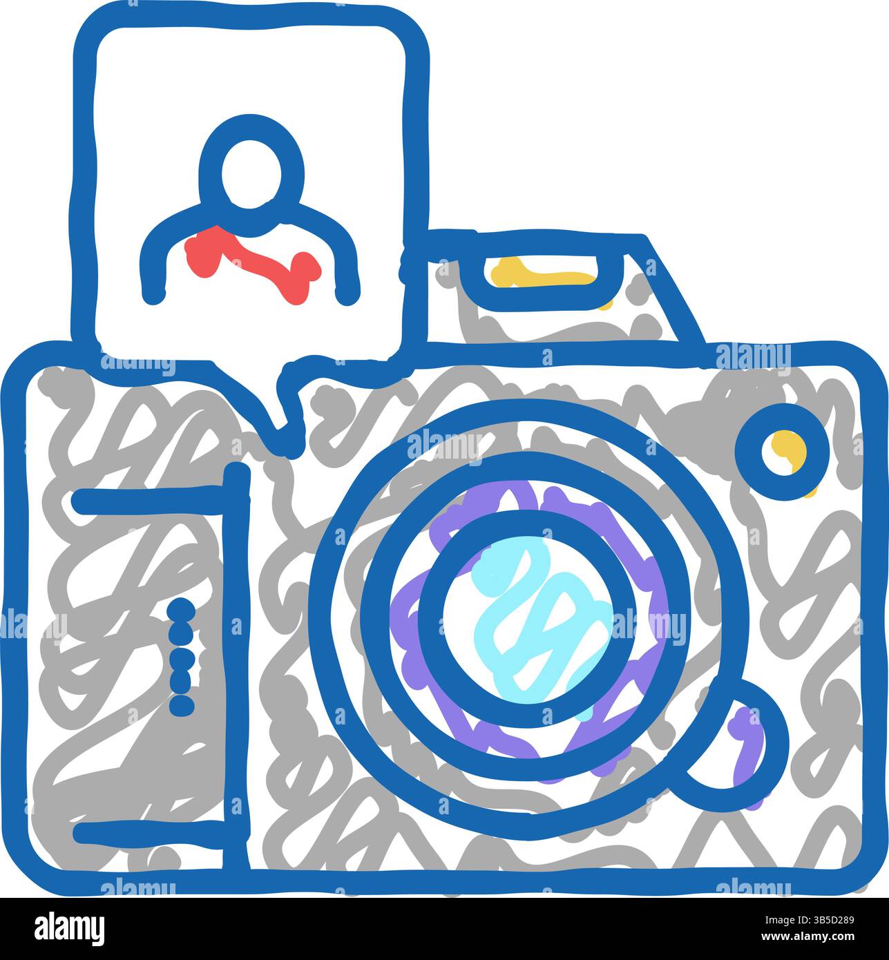 Non recognition face id Cut Out Stock Images & Pictures - Alamy