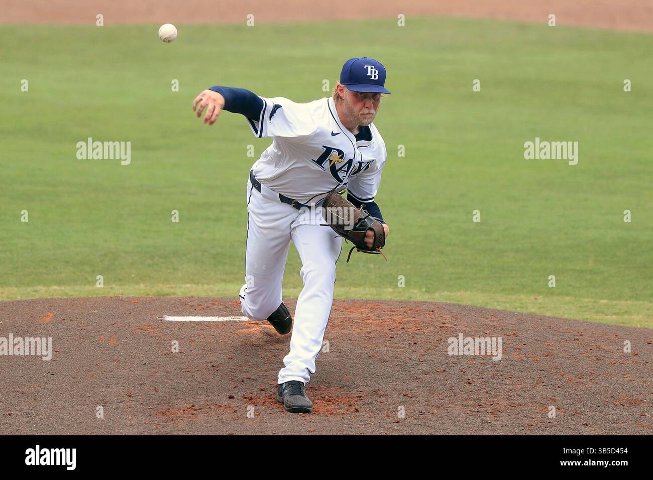 TAMPA, FL - May 01: Tampa Bay Rays Pitcher Shane Baz (11) delivers a ...