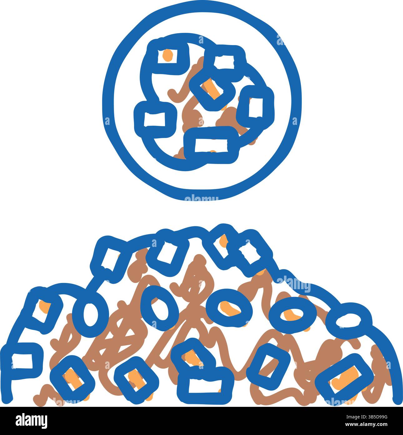 spelled groat icon doodle illustration Stock Vector Image & Art - Alamy