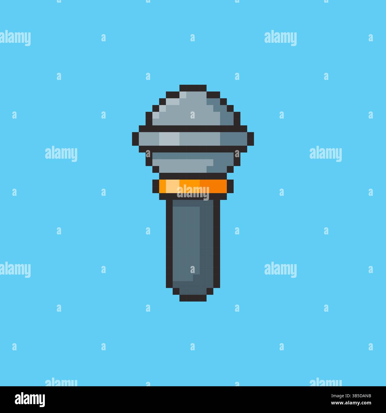 Pixel art Microphone game asset design Stock Vector Image & Art - Alamy