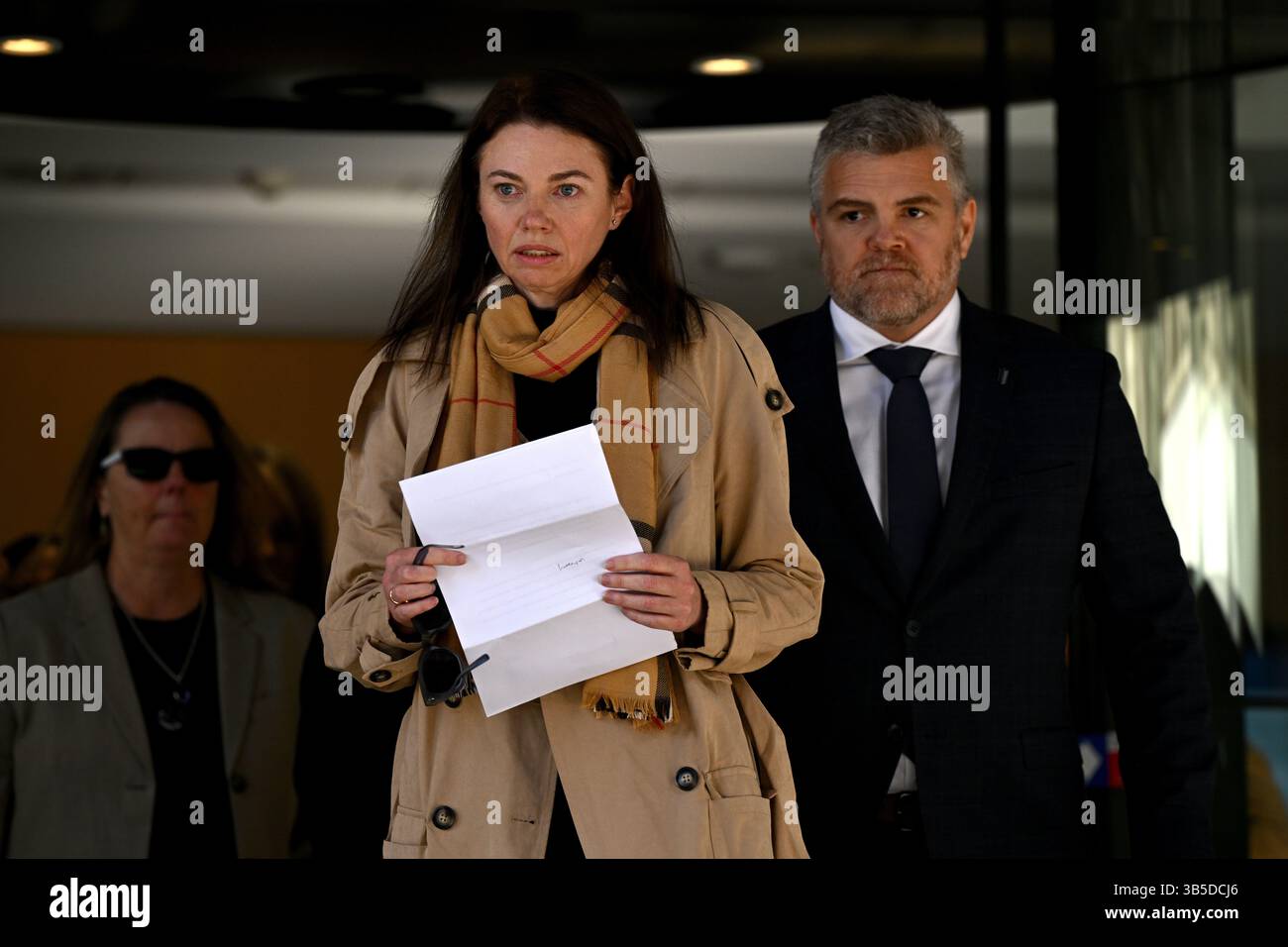 Tabitha Acret, the mother of Mackenzie Anderson, and partner Matthew ...