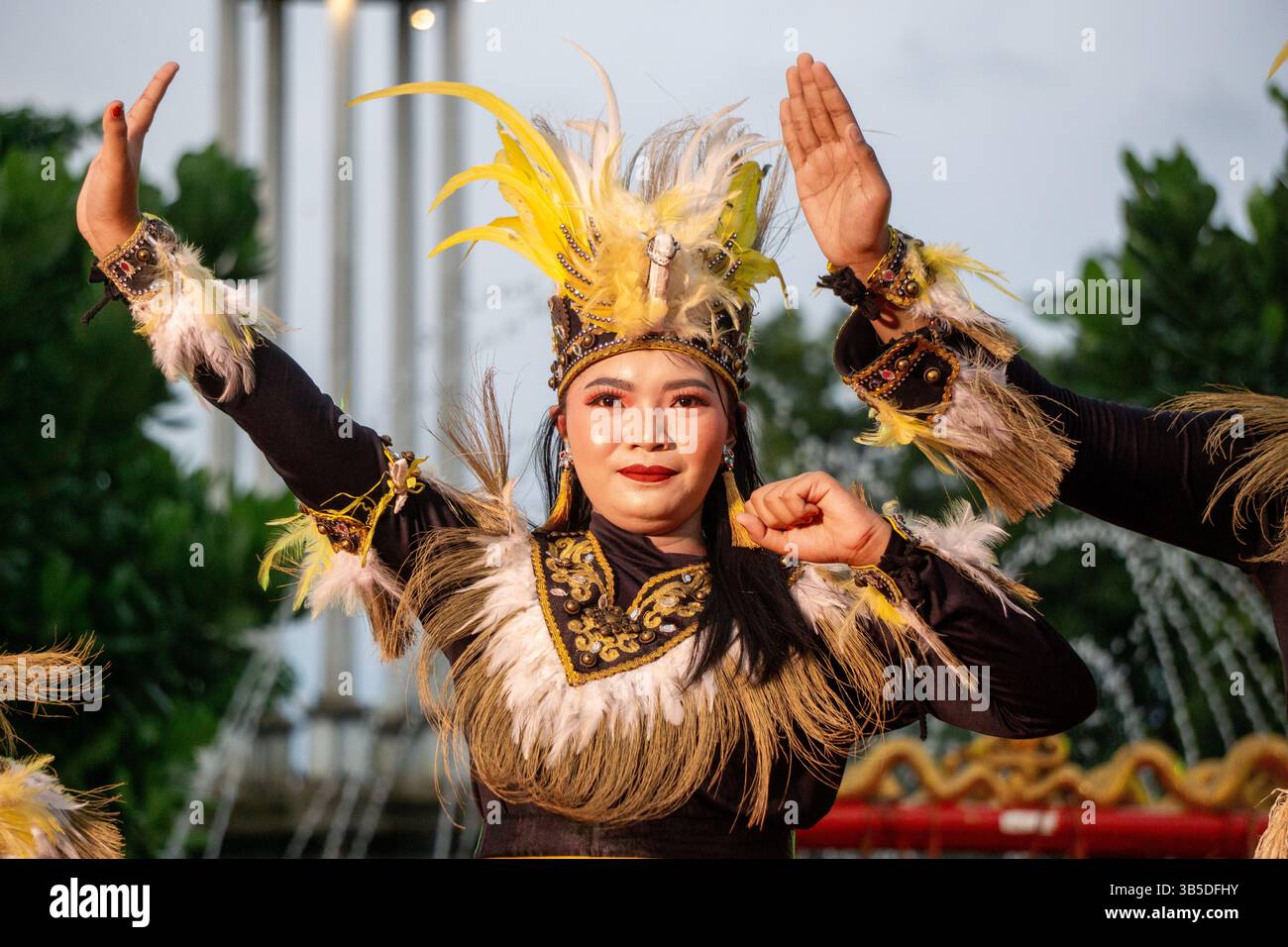 Sajojo dance from Papua. This dance depicts the joy, togetherness and ...