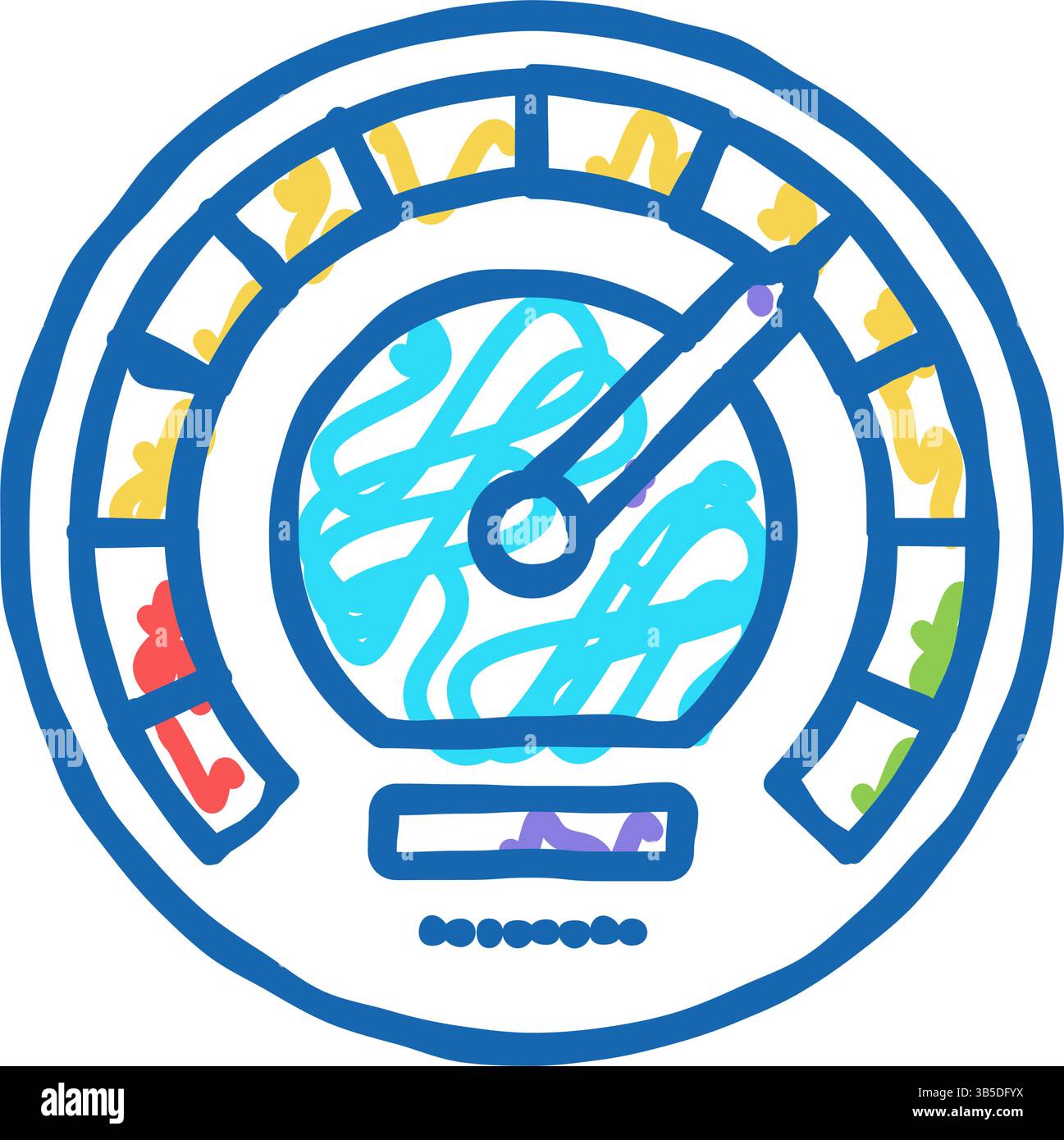 speed optimize icon doodle illustration Stock Vector Image & Art - Alamy