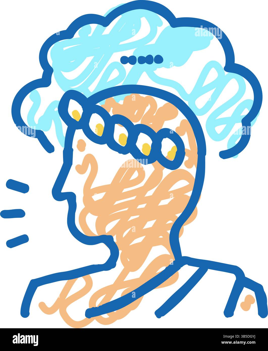 antique teacher philosophy icon doodle illustration Stock Vector Image ...