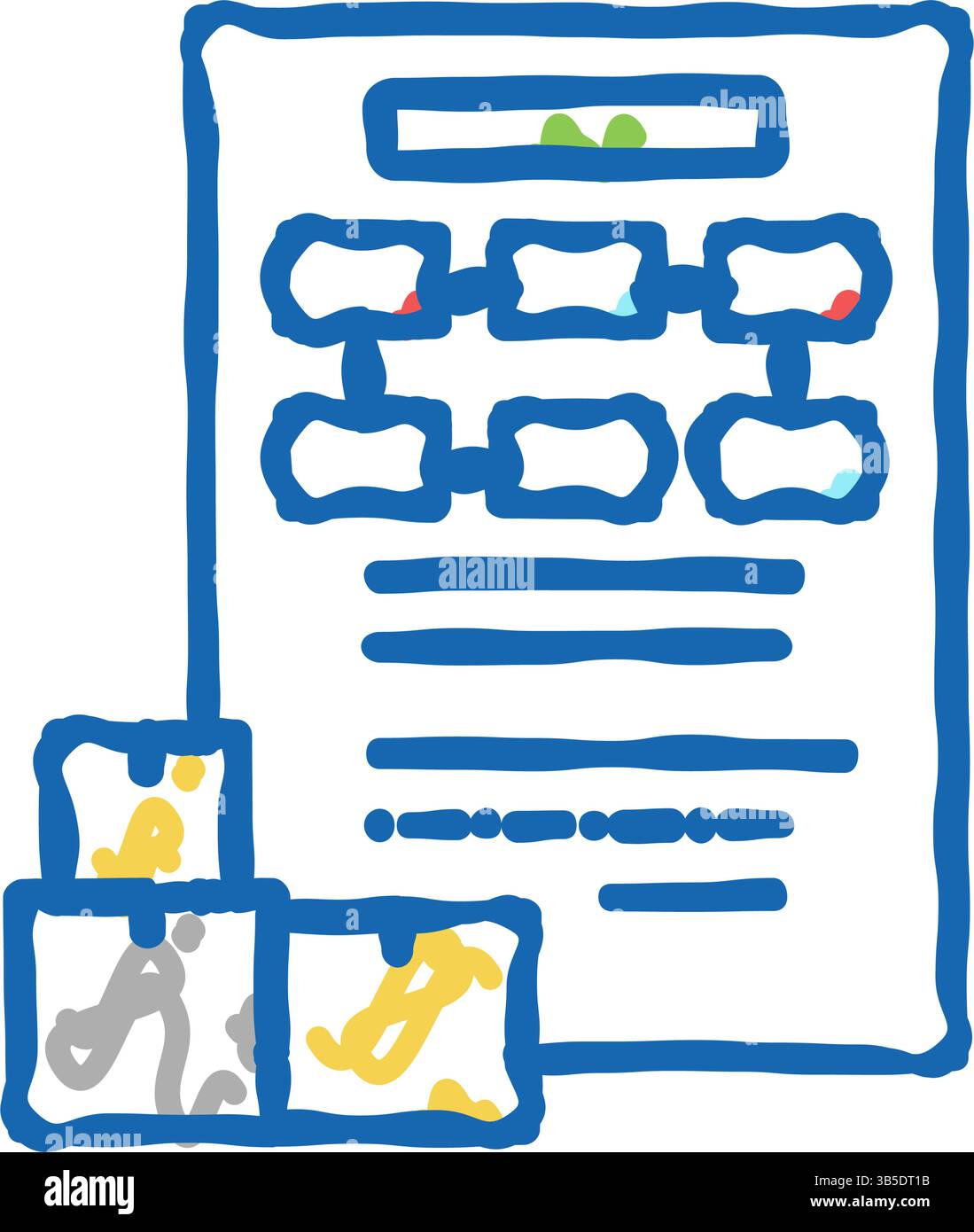 order management icon doodle illustration Stock Vector Image & Art - Alamy