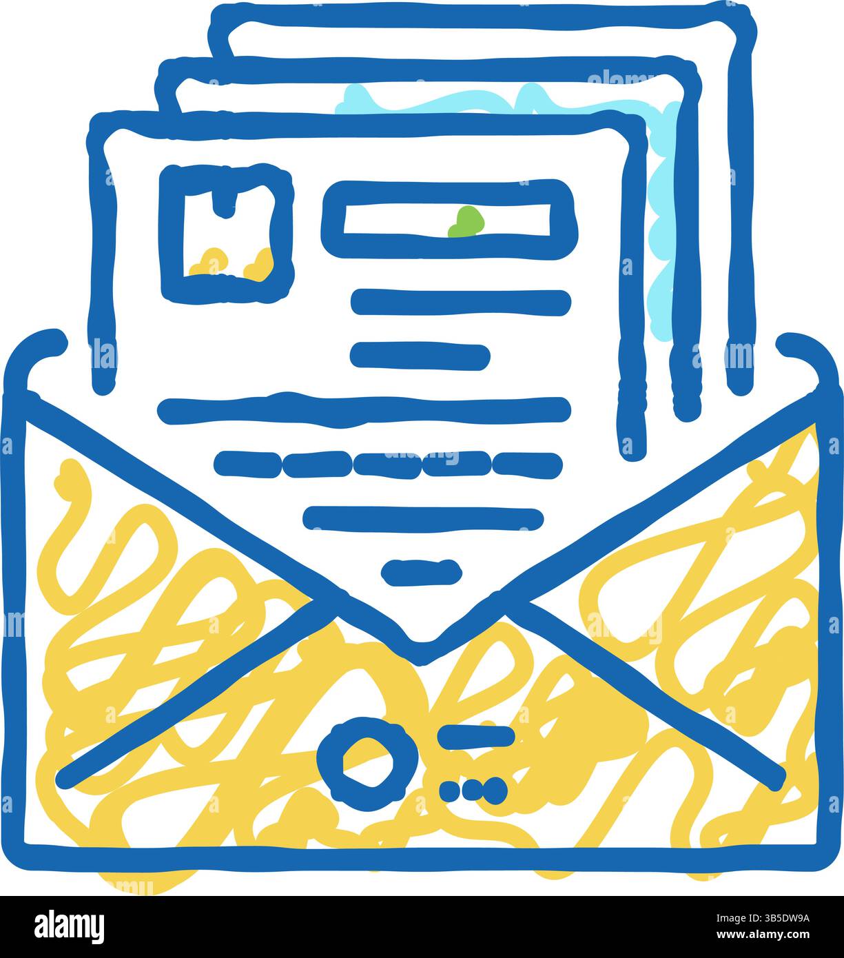 solicitation process icon doodle illustration Stock Vector Image & Art ...