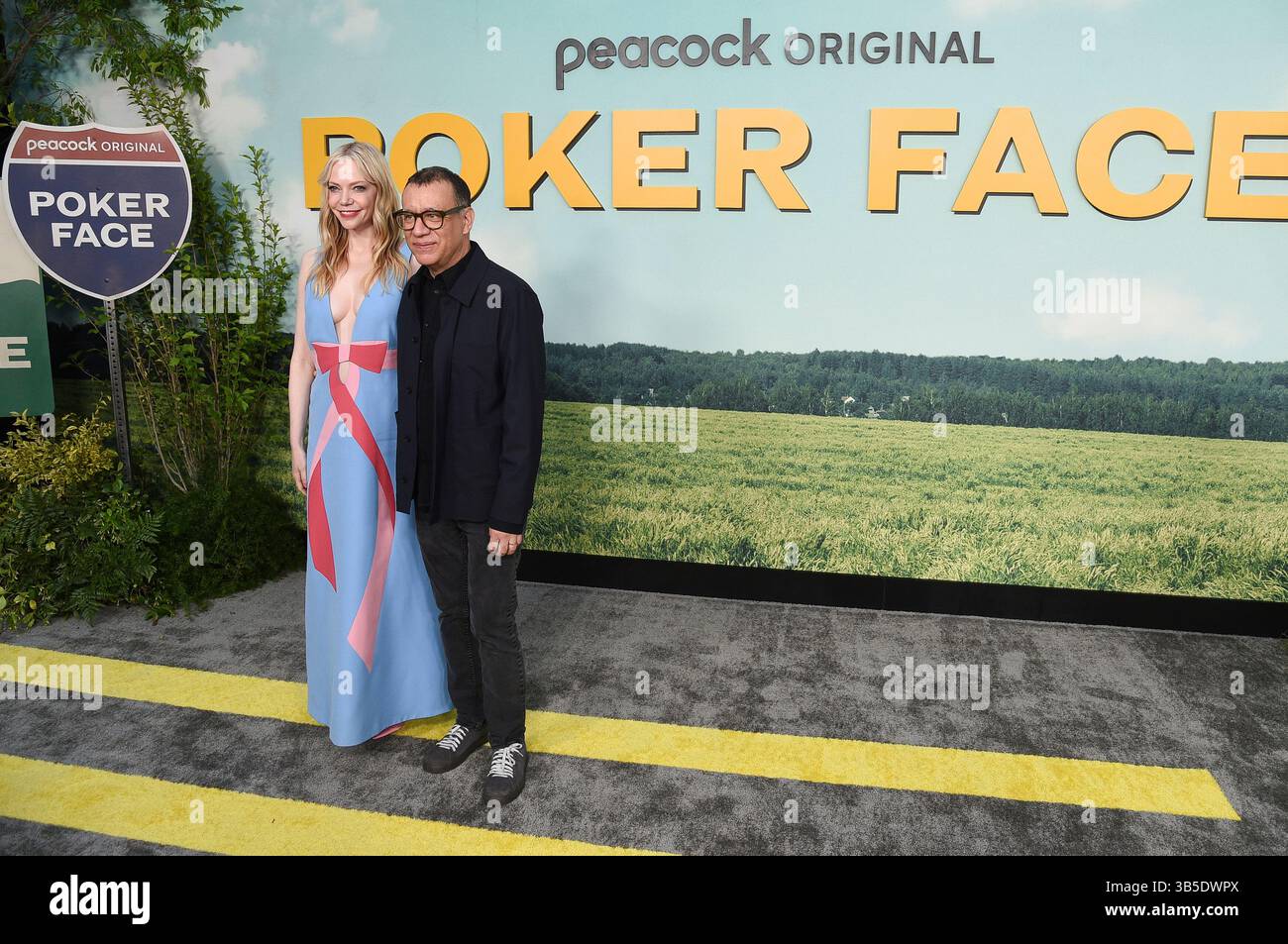 Riki Lindhome, left, and Fred Armisen arrive at the premiere of the ...