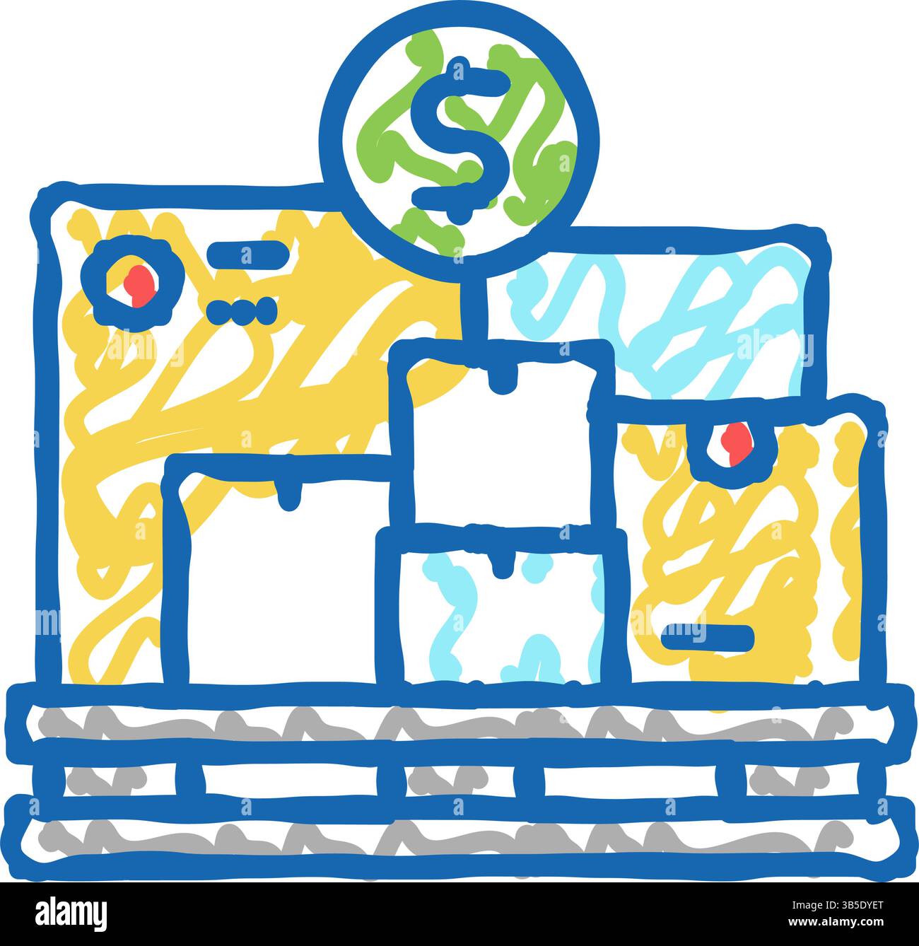procurement service icon doodle illustration Stock Vector Image & Art ...