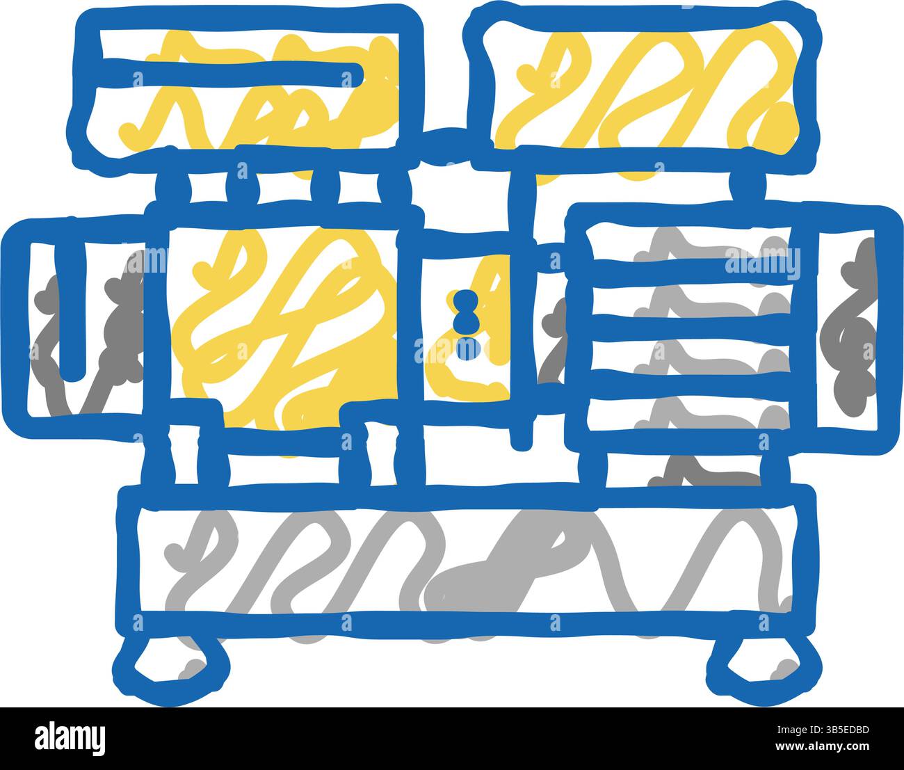 centrifugal air compressor icon doodle illustration Stock Vector Image ...