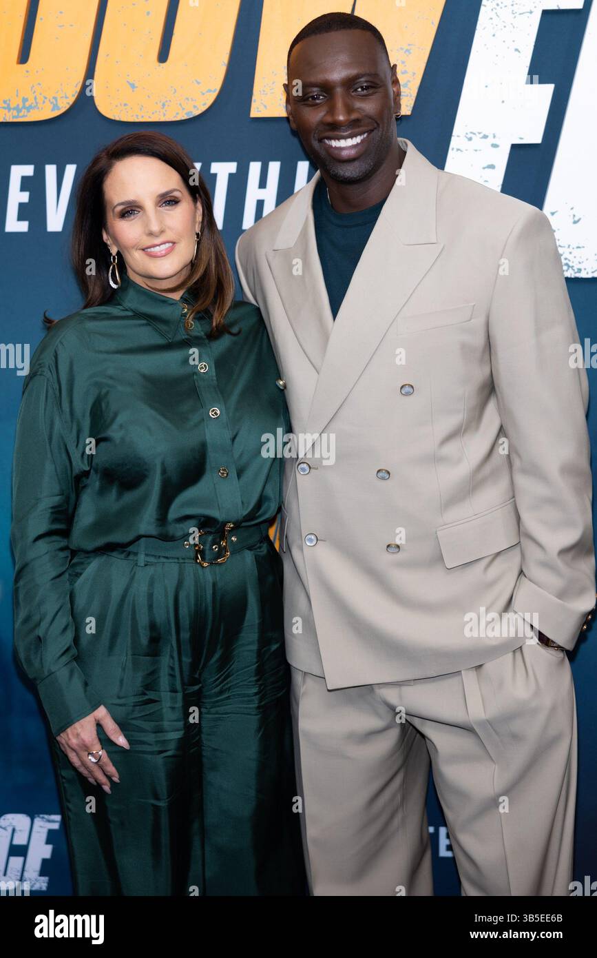 Ny. 01st May, 2025. Helene Sy, Omar Sy at arrivals for SHADOW FORCE ...