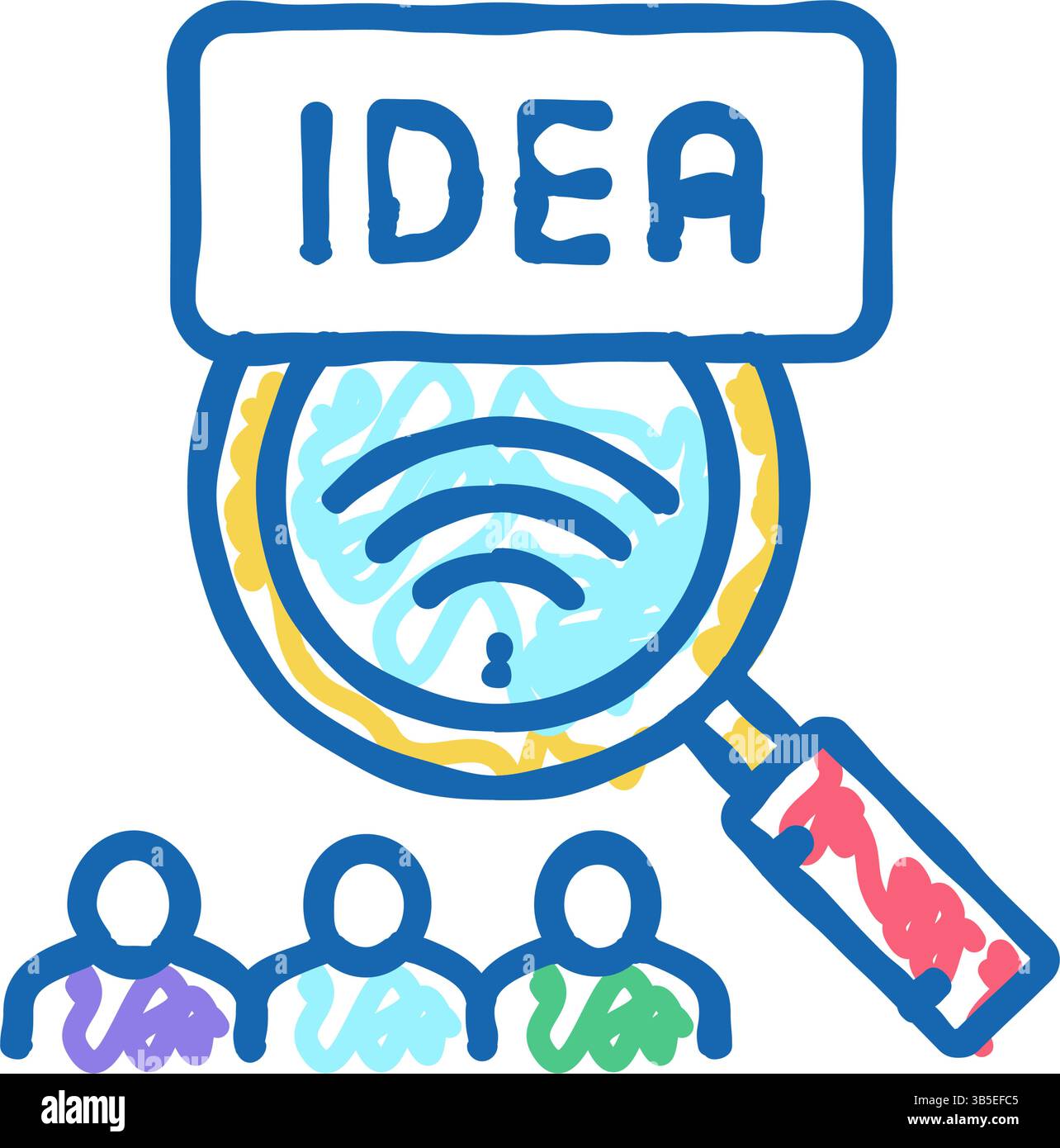 Crowd management planning Stock Vector Images - Alamy