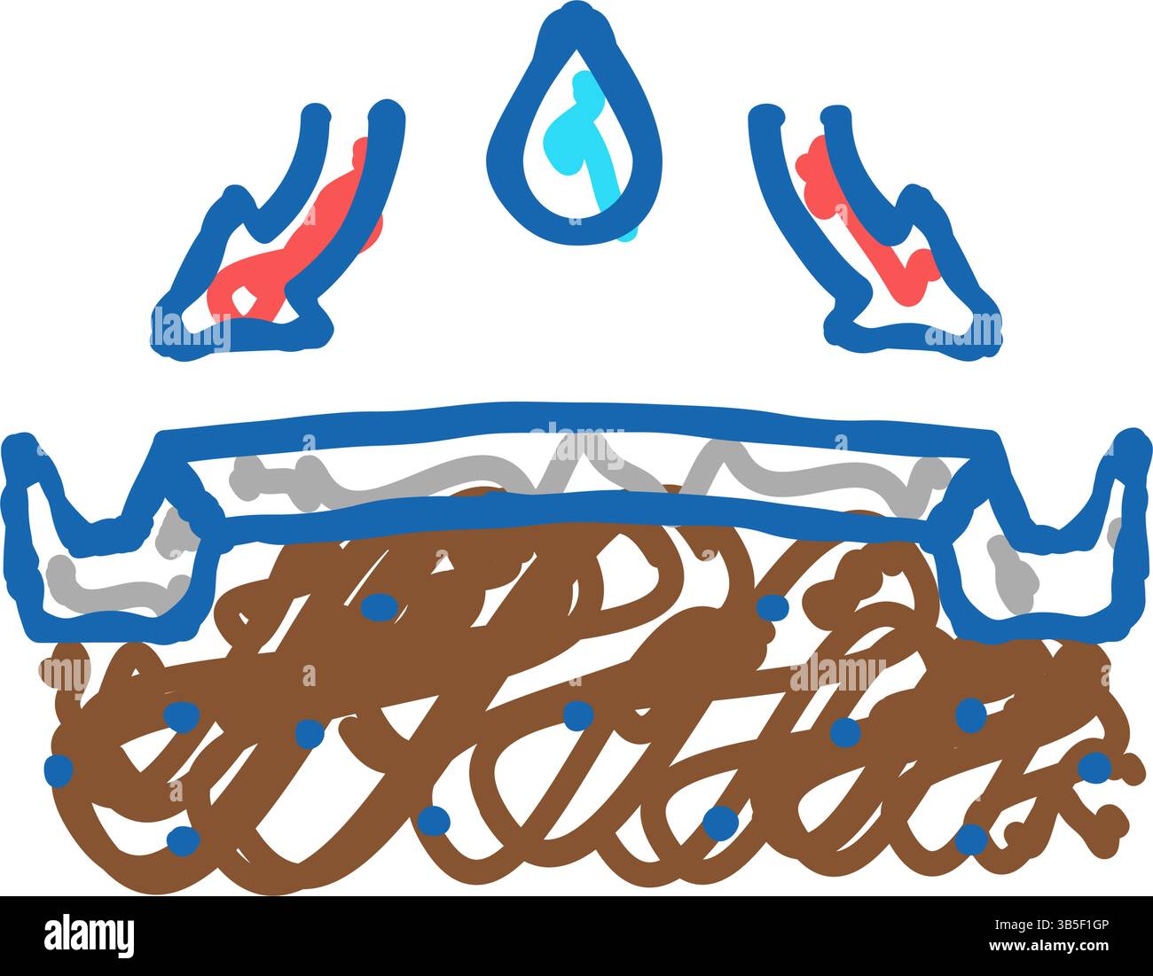 Roof drainage system color Stock Vector Images - Alamy