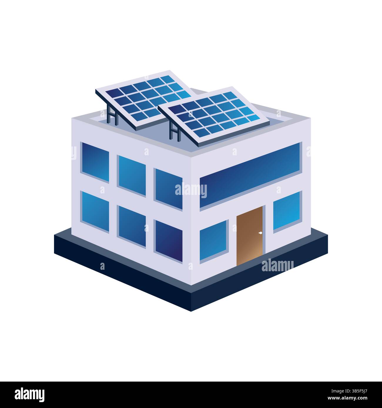 Passive solar building design Stock Vector Images - Alamy