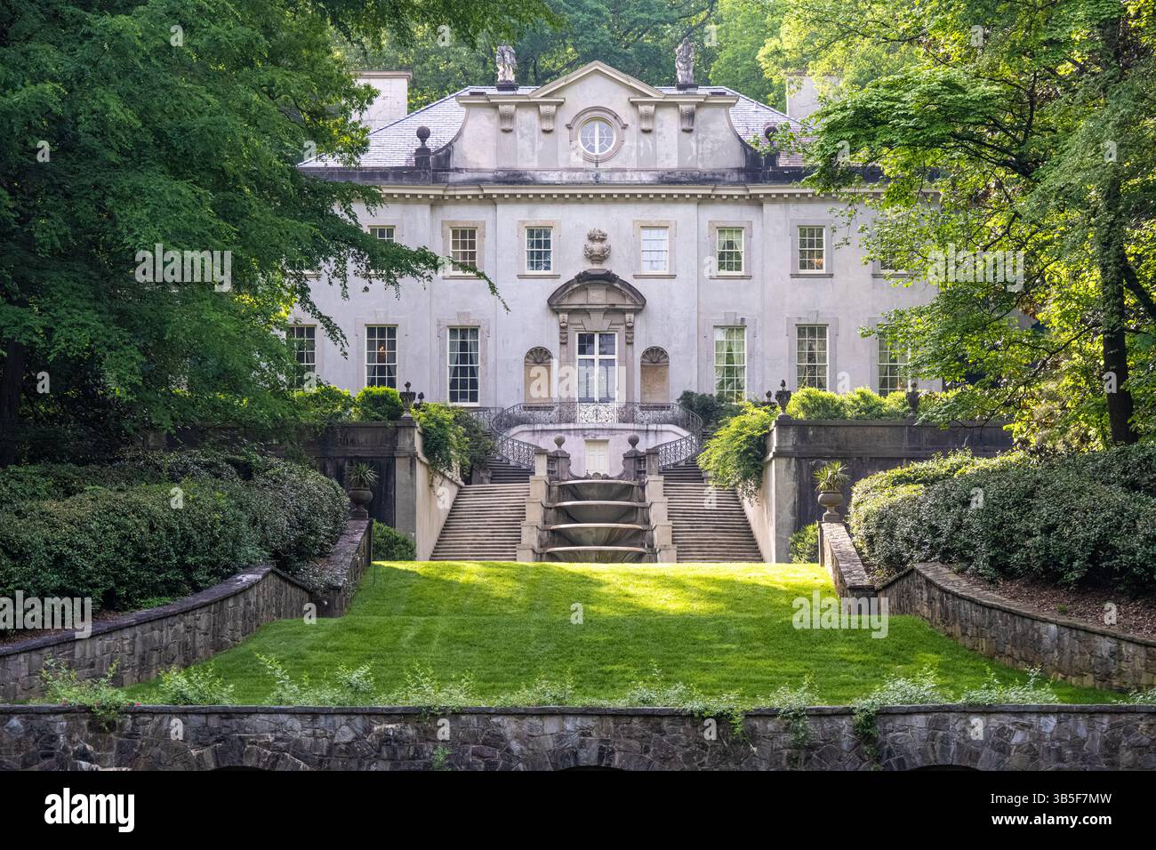 The 1928 Swan House mansion, built for Edward and Emily Inman, located ...