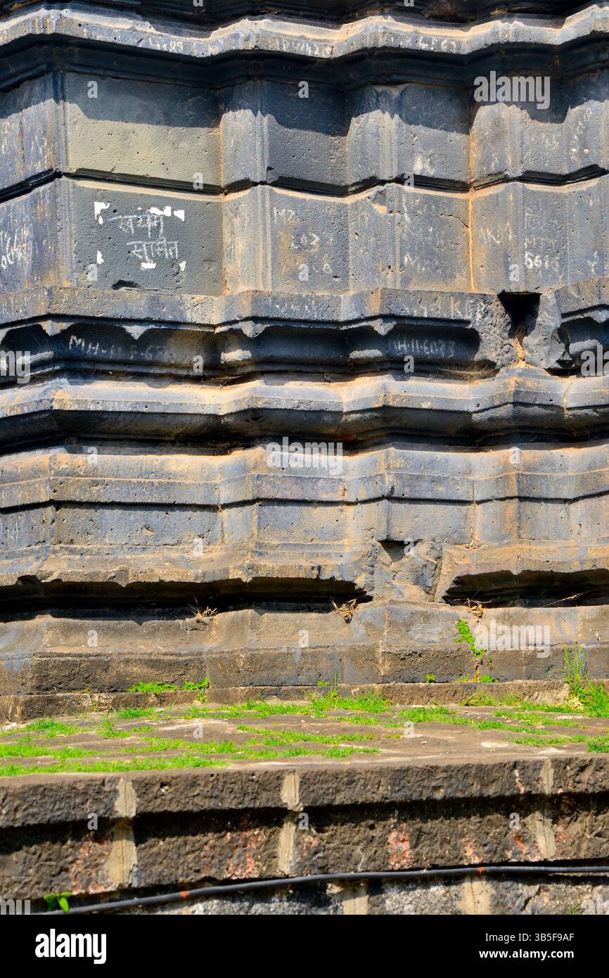Partial view of Yamai Devi Mandir, Aundh, near Satara, Maharashtra ...