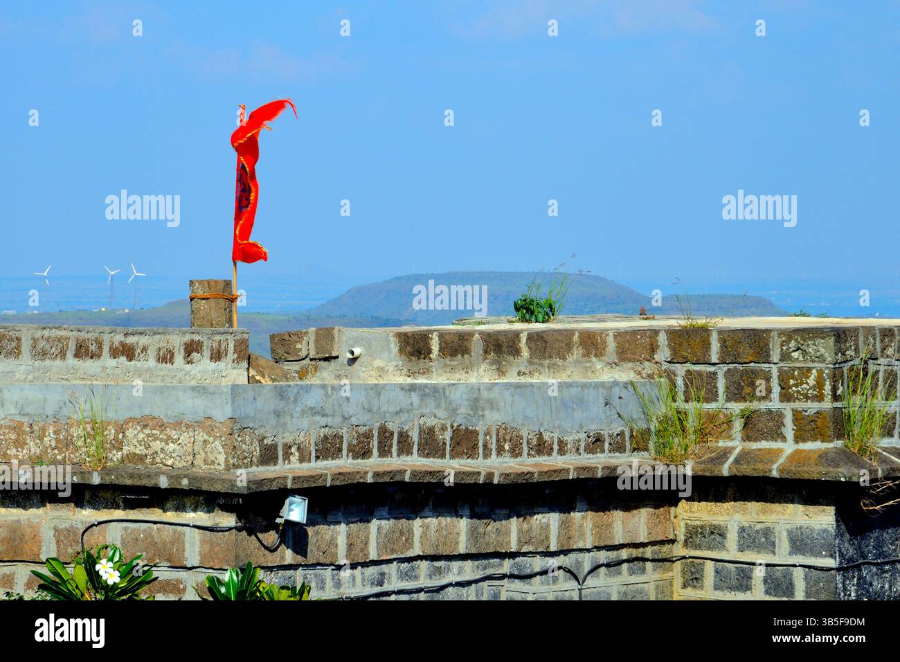 Partial view of Yamai Devi Mandir, Aundh, near Satara, Maharashtra ...