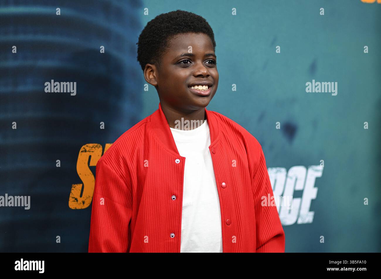 New York, USA. 01st May, 2025. Jahleel Kamara attends Liongate's ...