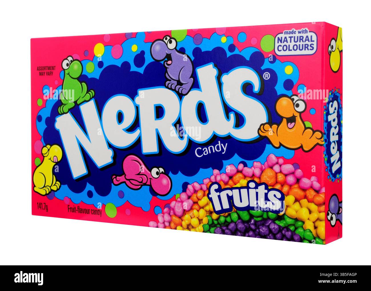 Nerds candy fruits multi flavour sweets in a 141.7g box Stock Photo - Alamy