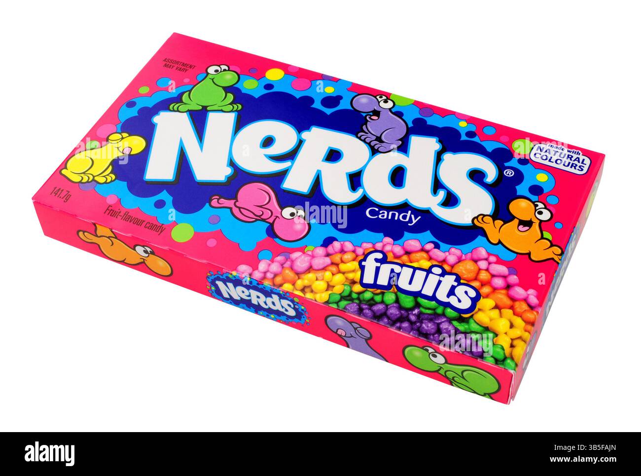 Nerds candy fruits multi flavour sweets in a 141.7g box Stock Photo - Alamy