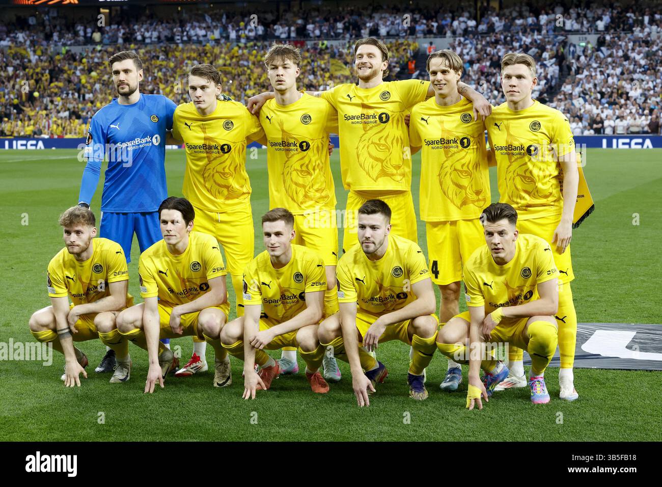 Team Bodo Glimt during the UEFA Europa League, Semi-finals, 1st leg football match between ...