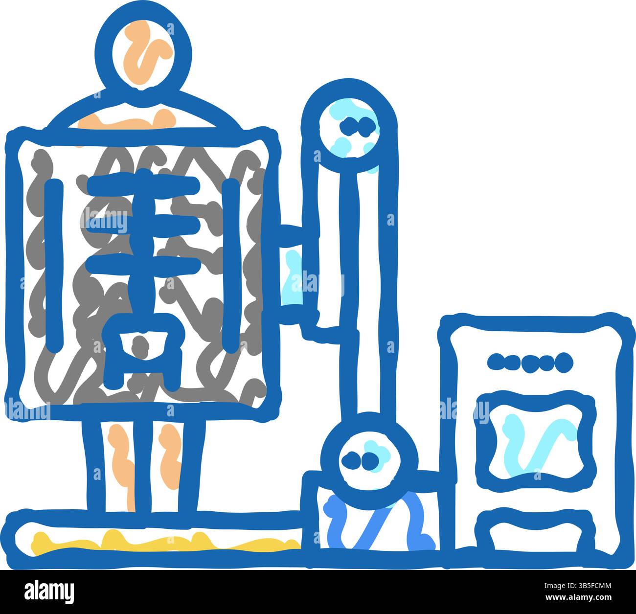 Mri hospital radiology equipment color Cut Out Stock Images & Pictures ...