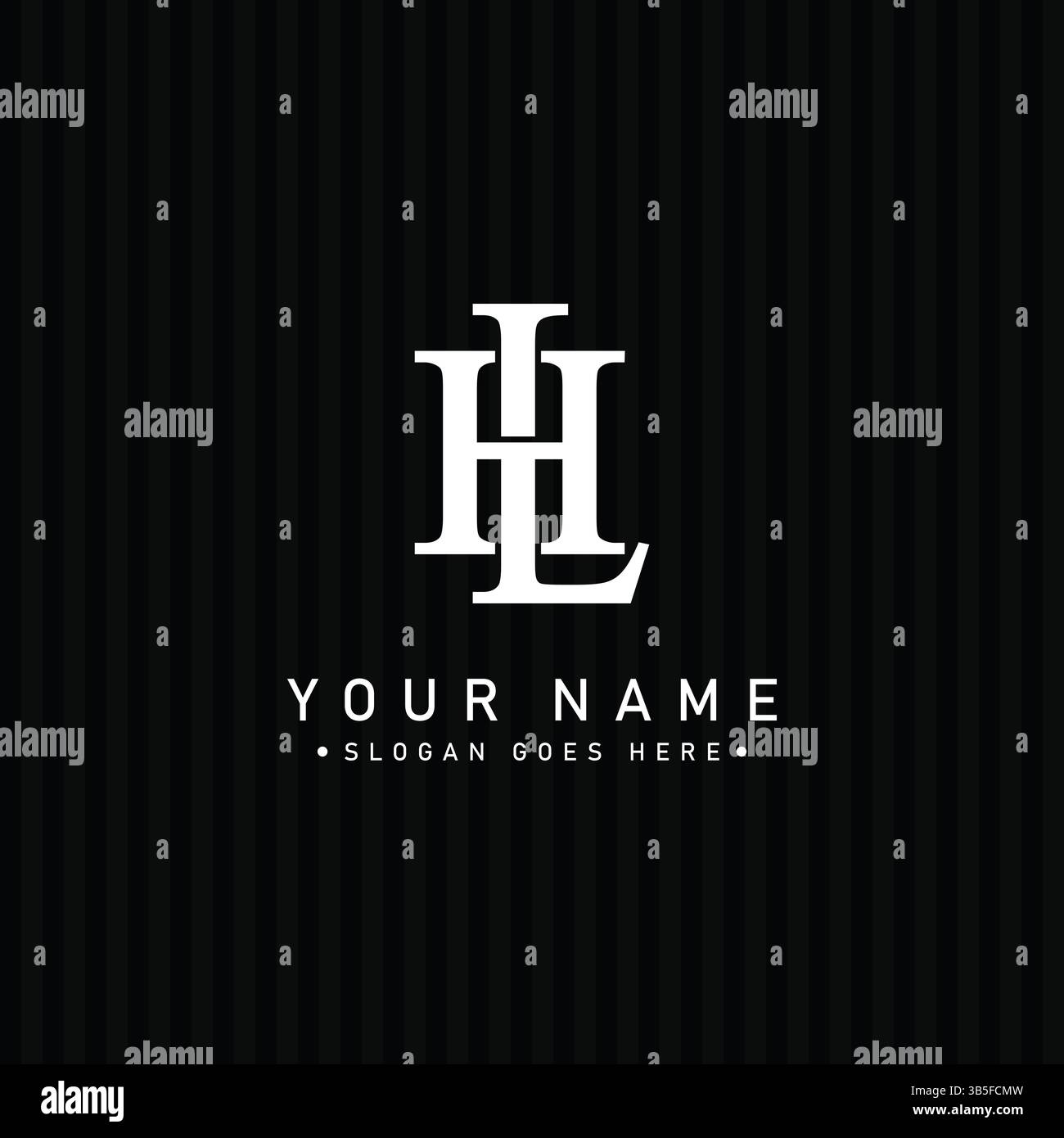 Letter lh logo hi-res stock photography and images - Alamy