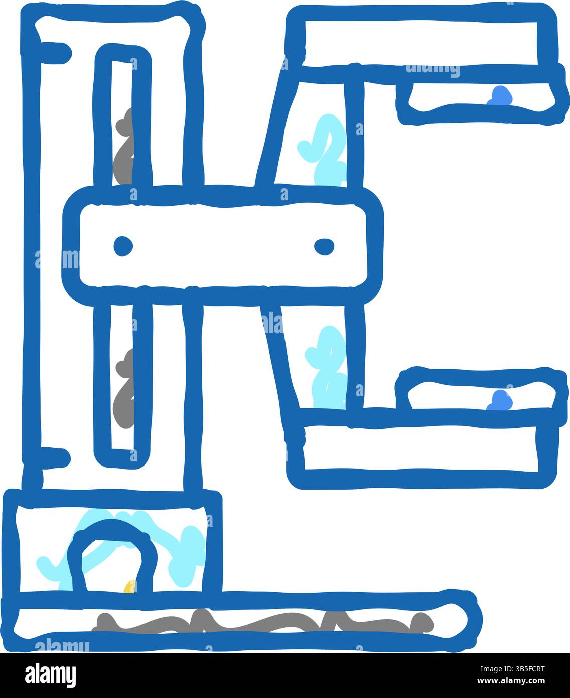 radiology medical equipment icon doodle illustration Stock Vector Image ...