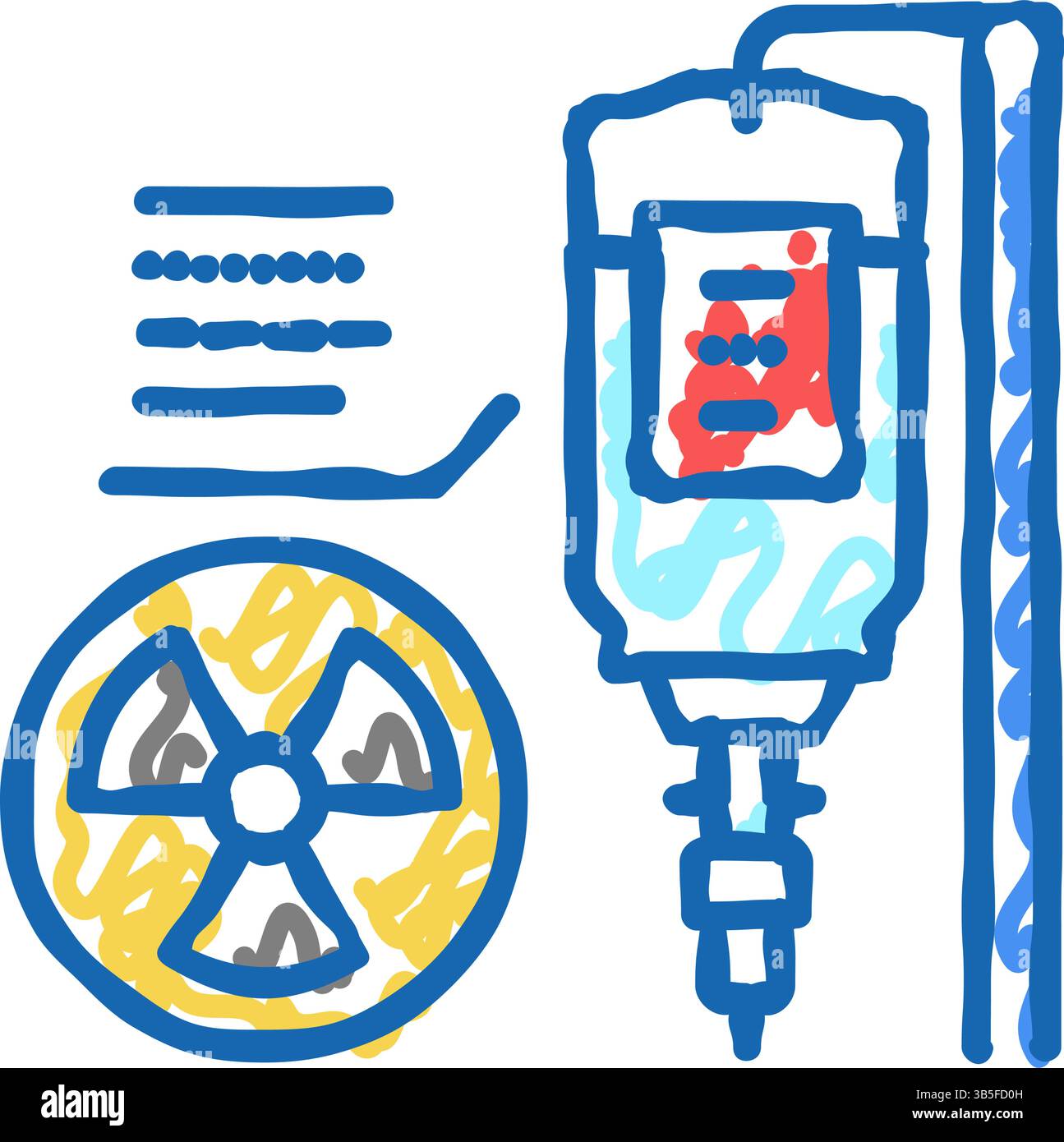 dropper radiology icon doodle illustration flat Stock Vector Image ...