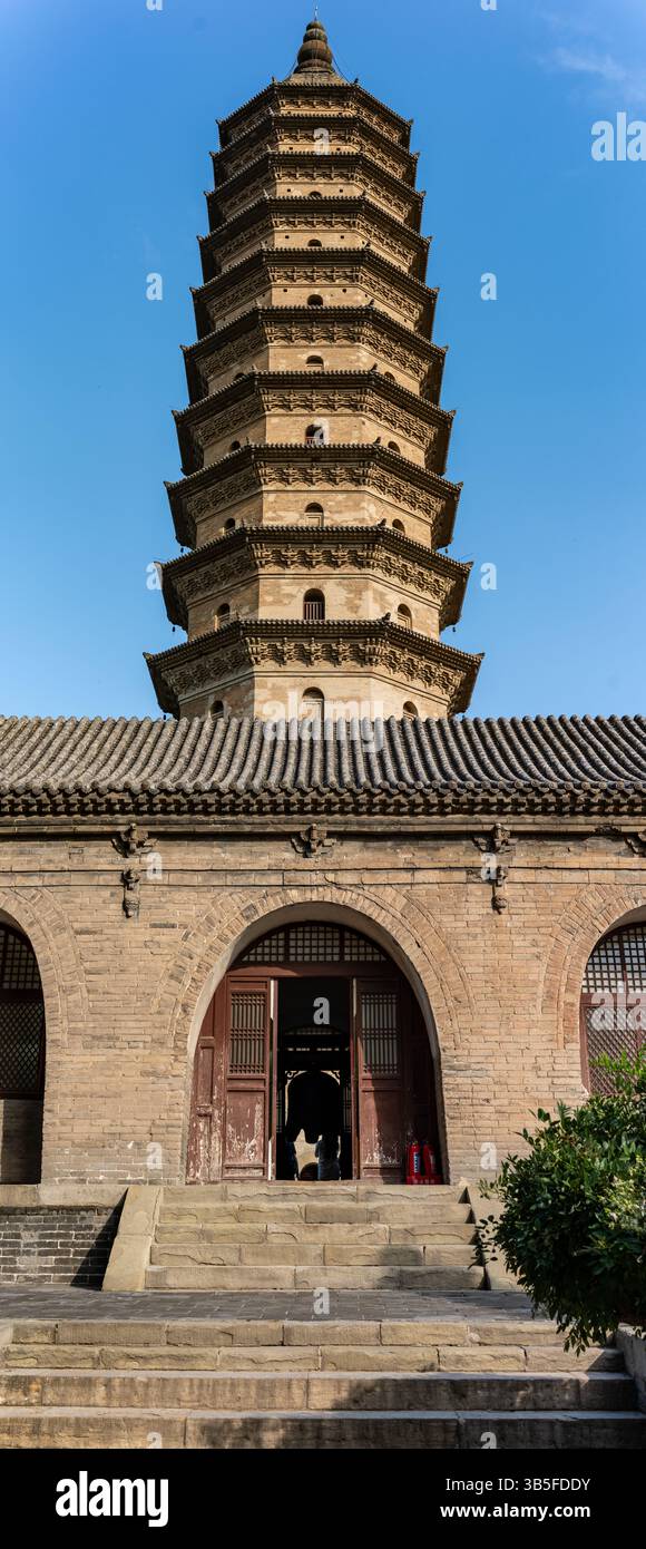 The Hall of the Holy Mother in Jinci Temple, Taiyuan, Shanxi: One of ...