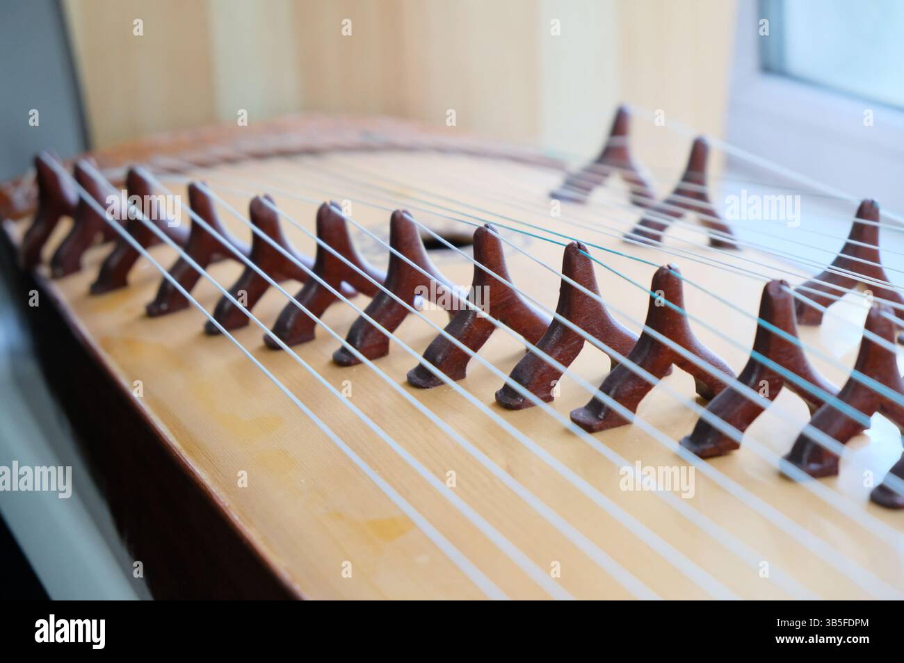 Production of various musical instruments in the workshop Stock Photo ...