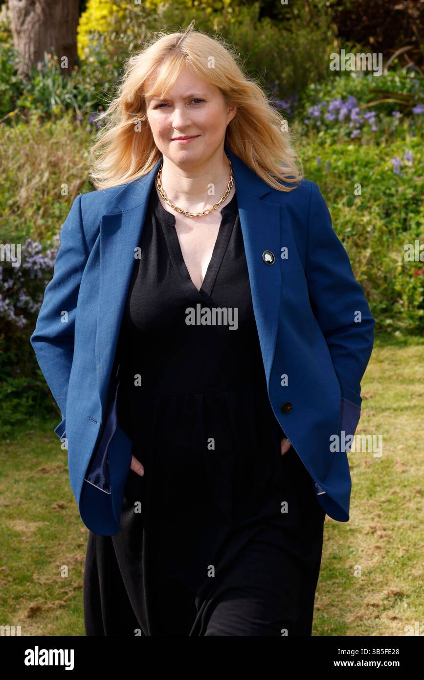 Canterbury, UK. 25th Apr, 2025. Rosie Duffield MP visiting the Ann ...