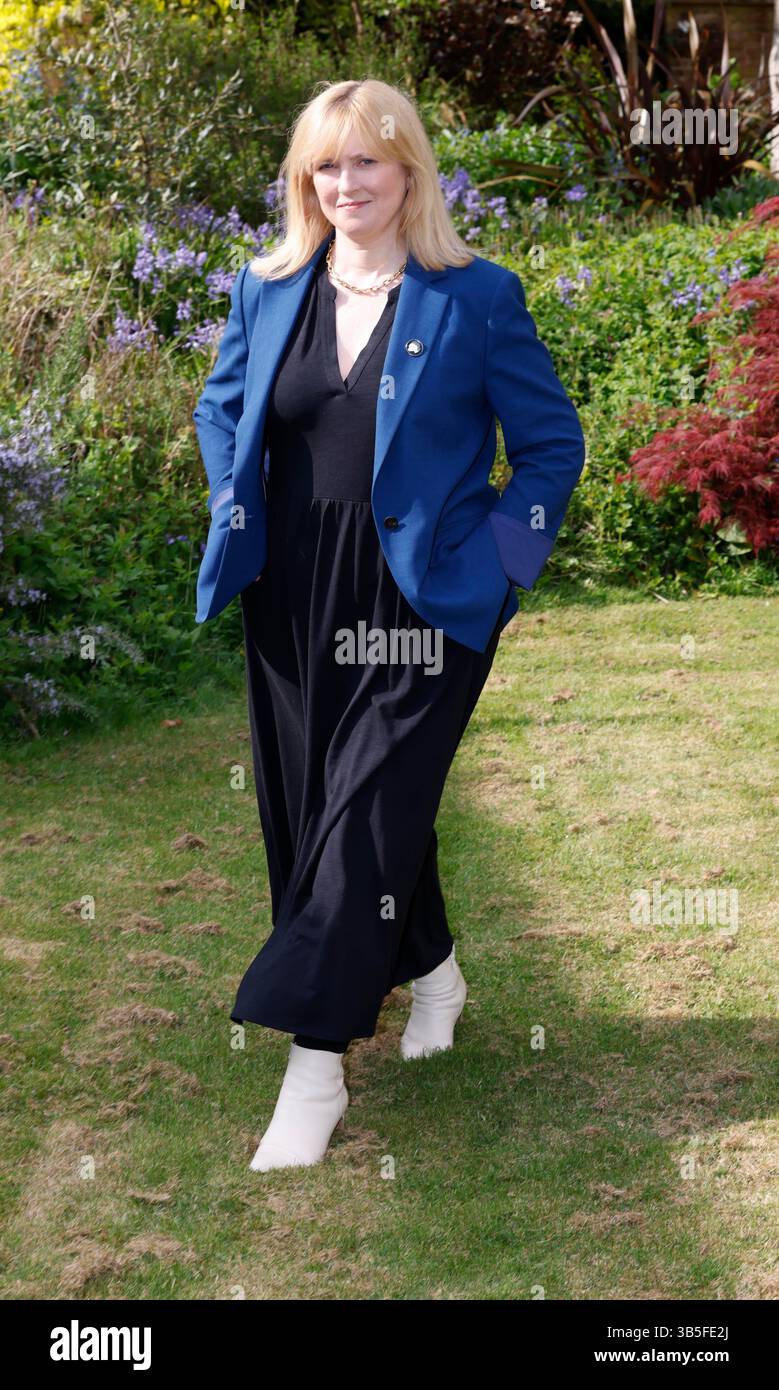 Canterbury, UK. 25th Apr, 2025. Rosie Duffield MP visiting the Ann ...