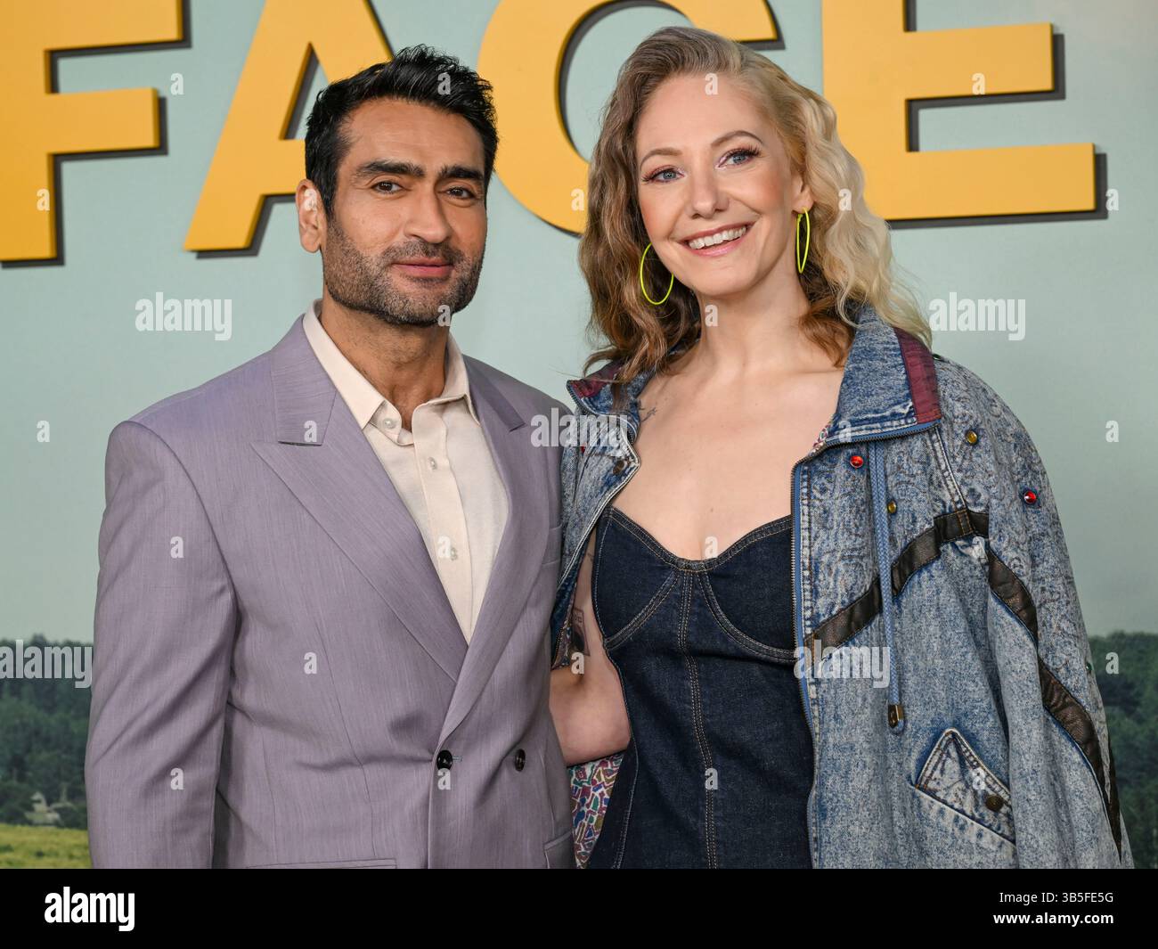 May 1, 2025, Hollywood, California, USA: Kumail Nanjiani and Emily V ...