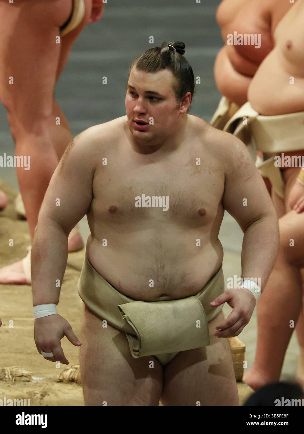 Aonishiki of Ukraine attends the Yokozuna Deliberation Council's Sumo ...