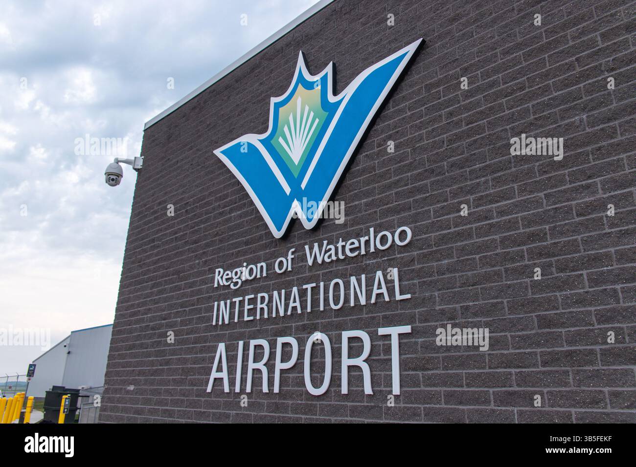 Waterloo, CANADA - Aug 5 2024 : Close-up of Region of Waterloo ...