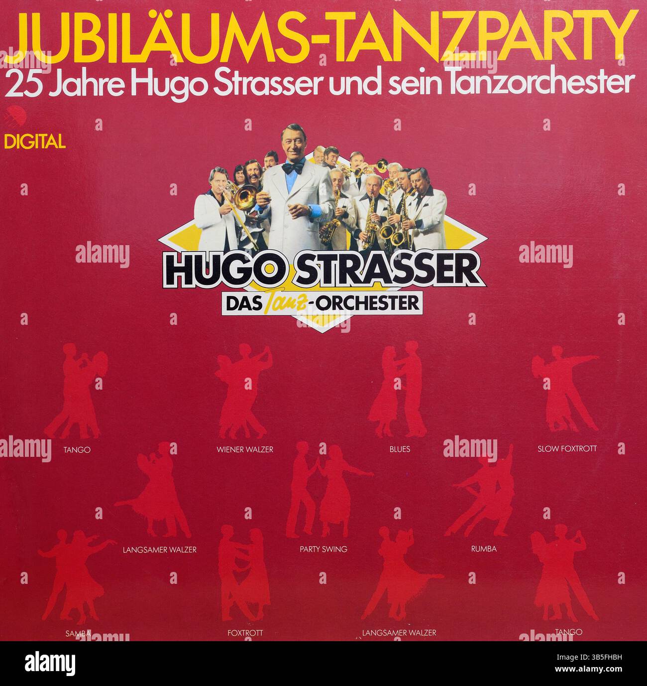 Vintage vinyl record cover, Hugo Strasser and His Dance Orchestra ...