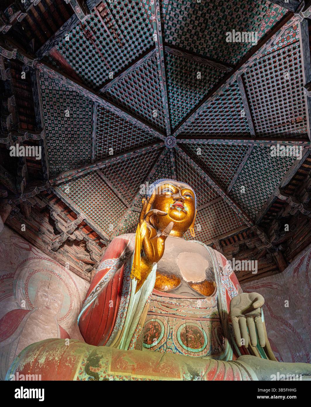 The Hall of the Holy Mother in Jinci Temple, Taiyuan, Shanxi: One of ...