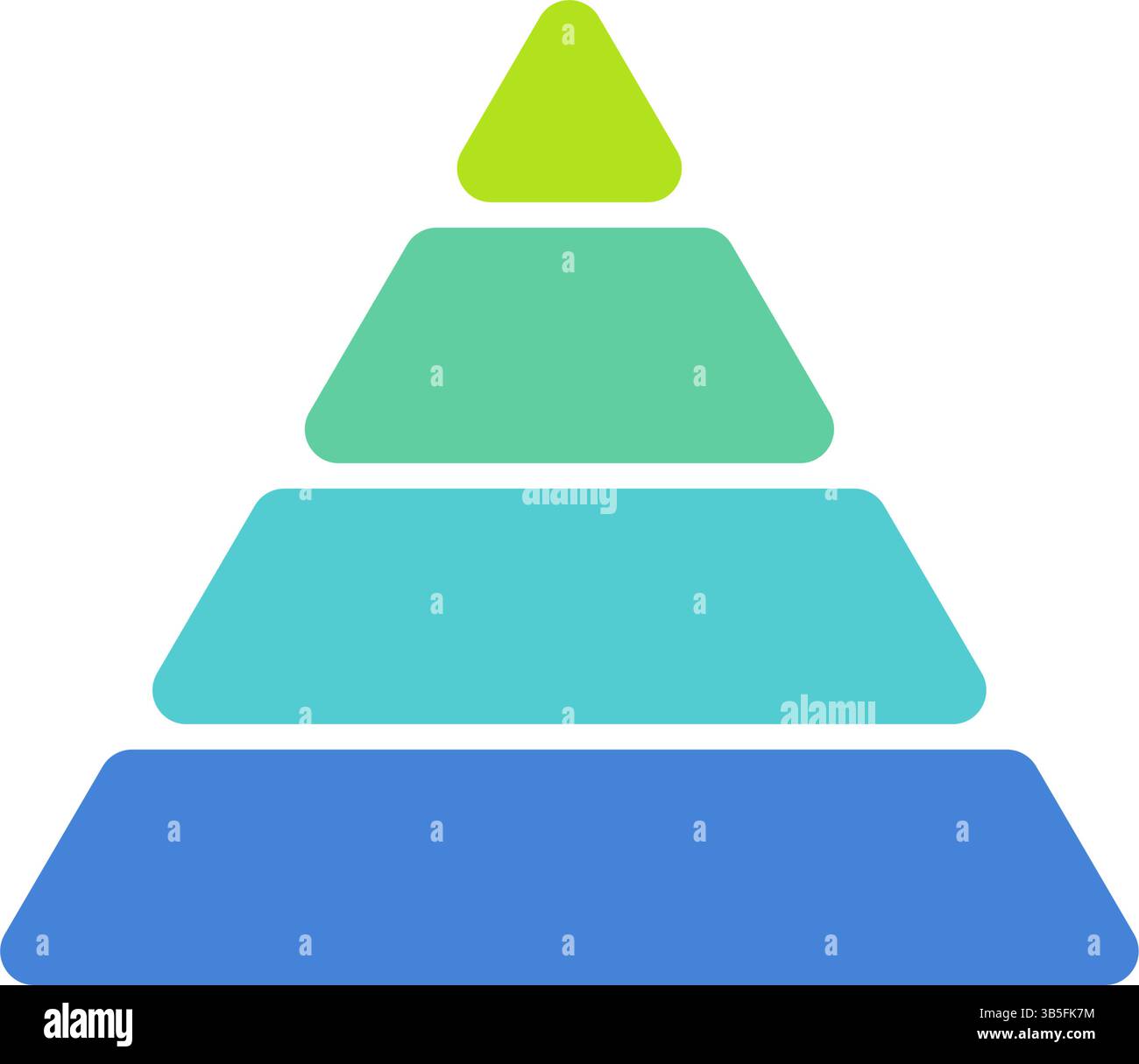 Levels of triangular pyramid. Triangle pyramid chart. Maslow layer diagram. Development level ...