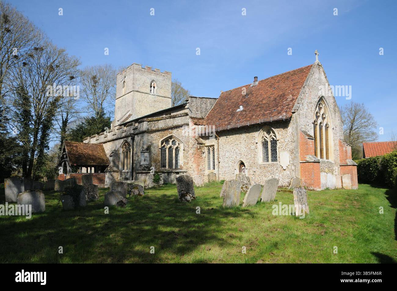 St Margaret of Antioch Church, Stradishall, Suffolk Stock Photo - Alamy
