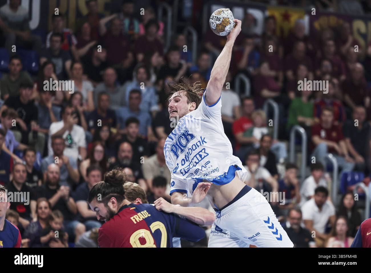 Magnus Abelvik Rod of SC PICK Szeged during the EHF Champions League ...