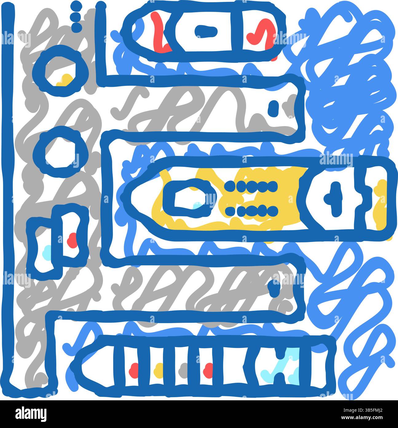 pier of port icon doodle illustration Stock Vector Image & Art - Alamy