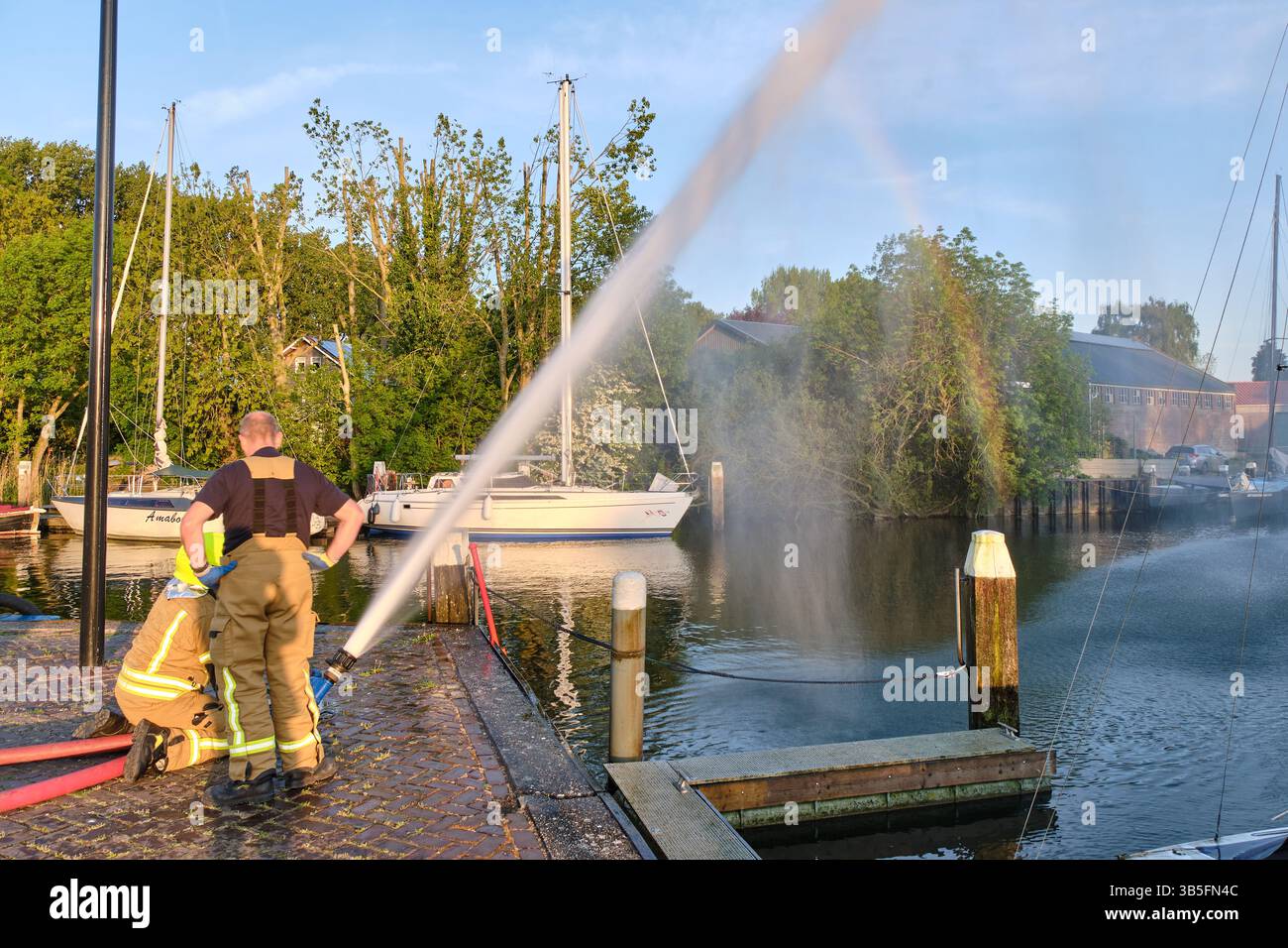April 28, 2025 - Stad aan 't Haringvliet-Netherlands: A volunteer ...