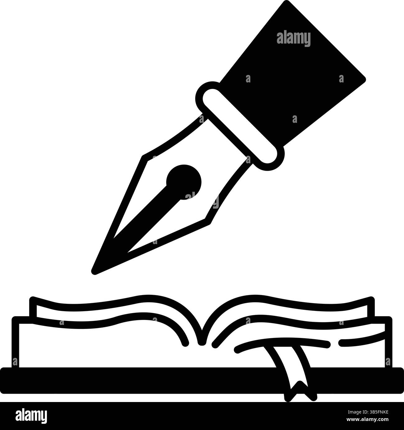 Text on notepad pen Stock Vector Images - Alamy